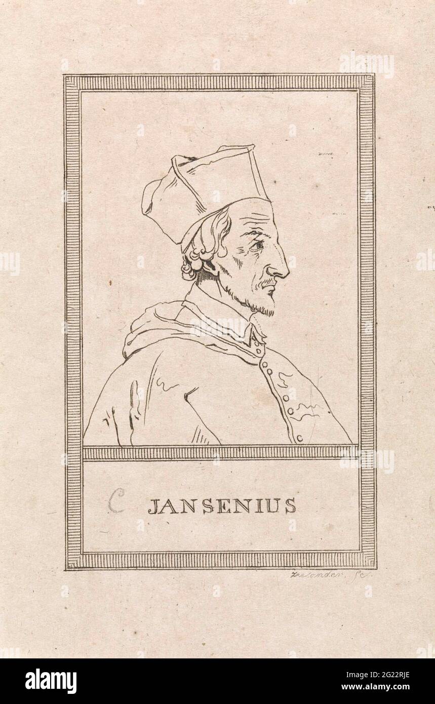 Portrait of Cornelius Jansenius, founder of Jansisme Stock Photo - Alamy
