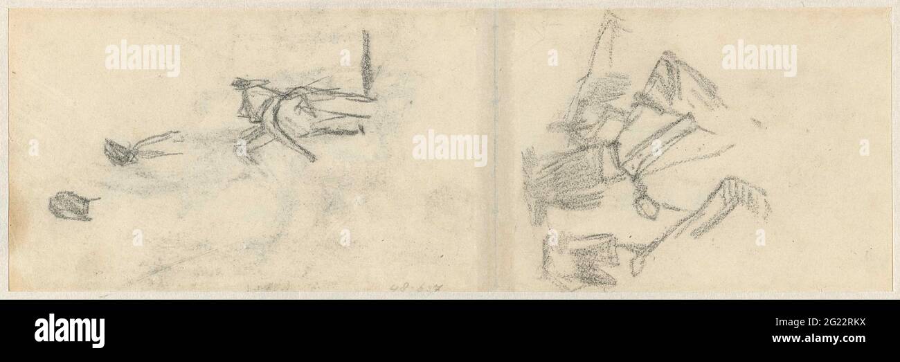 Sketches of a rider Stock Photo - Alamy