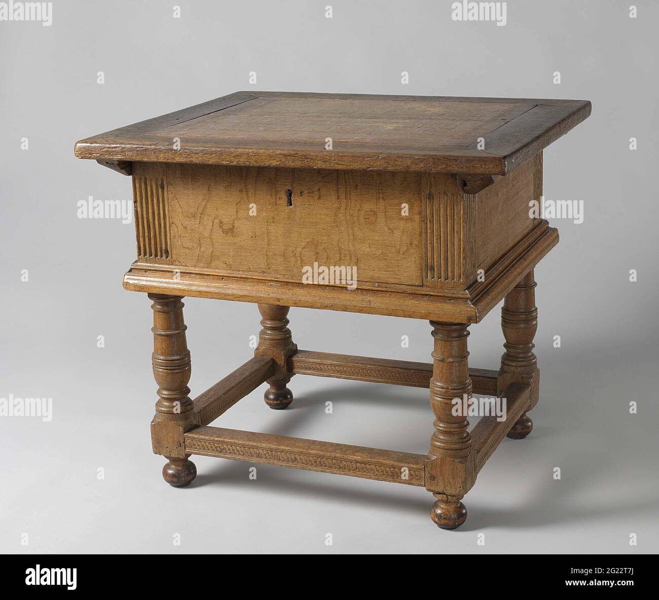 Calling table. Current table or payment table from oak with a shifting ...