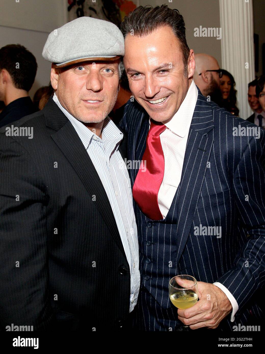 New York, NY, USA. 4 April, 2012. Mark Baker, Collin Cowie at the ...