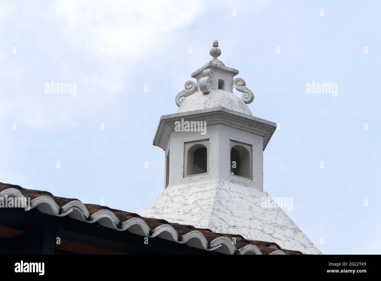 Details of domes in houses with Spanish style, Spanish heritage in La ...