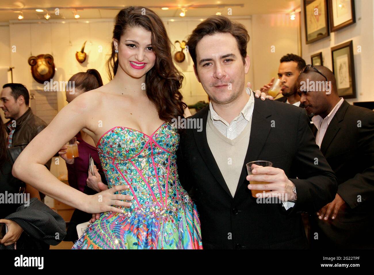 New York, NY, USA. 4 April, 2012. Lily Halpern, Peter James at the ...