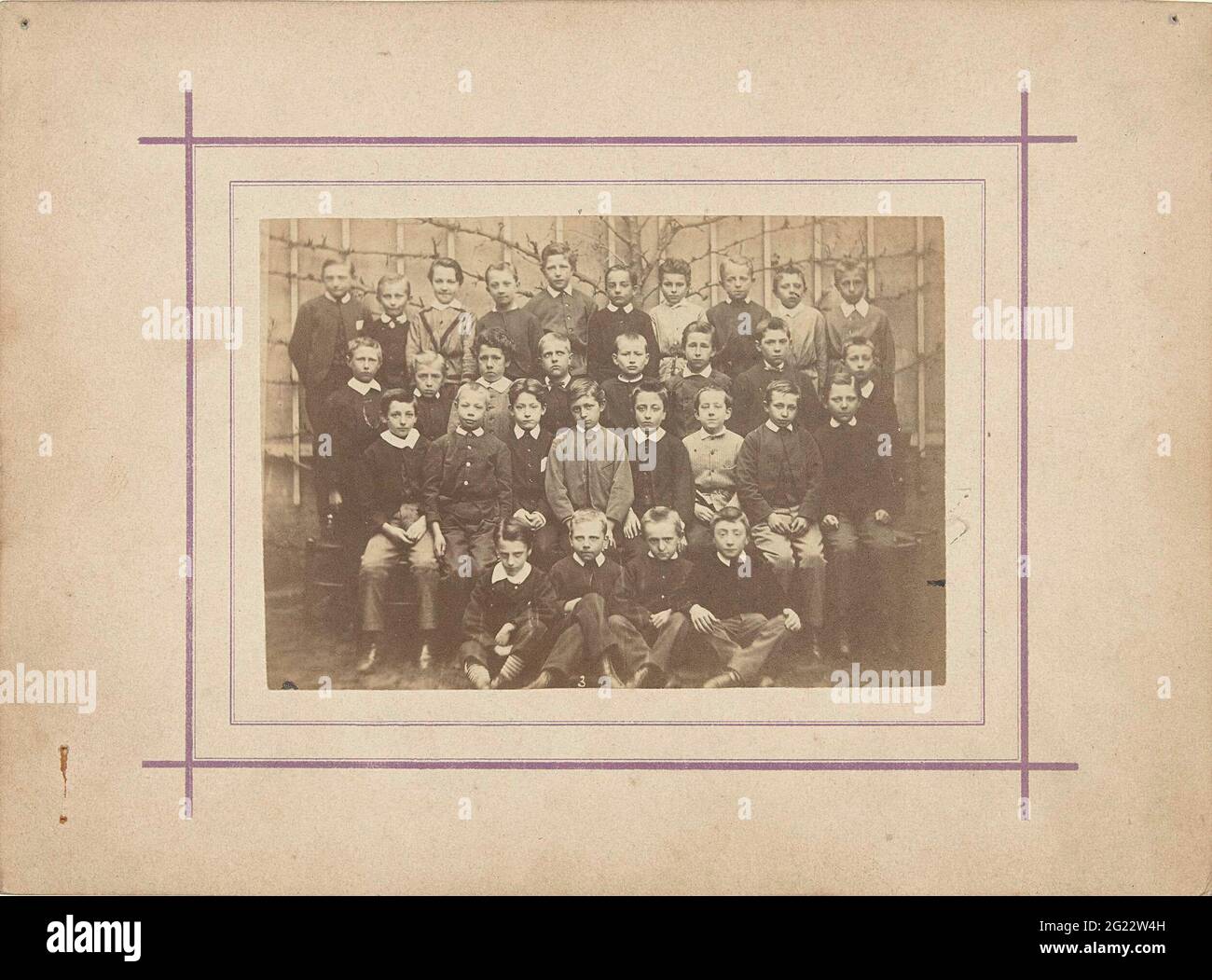 School photo of a class with boys Stock Photo - Alamy
