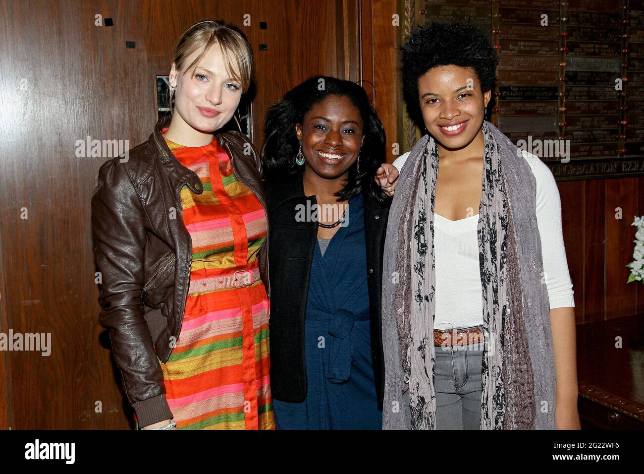 New York, NY, USA. 5 April, 2012. Clara Gabrielle, Jameelah Nuriddin ...