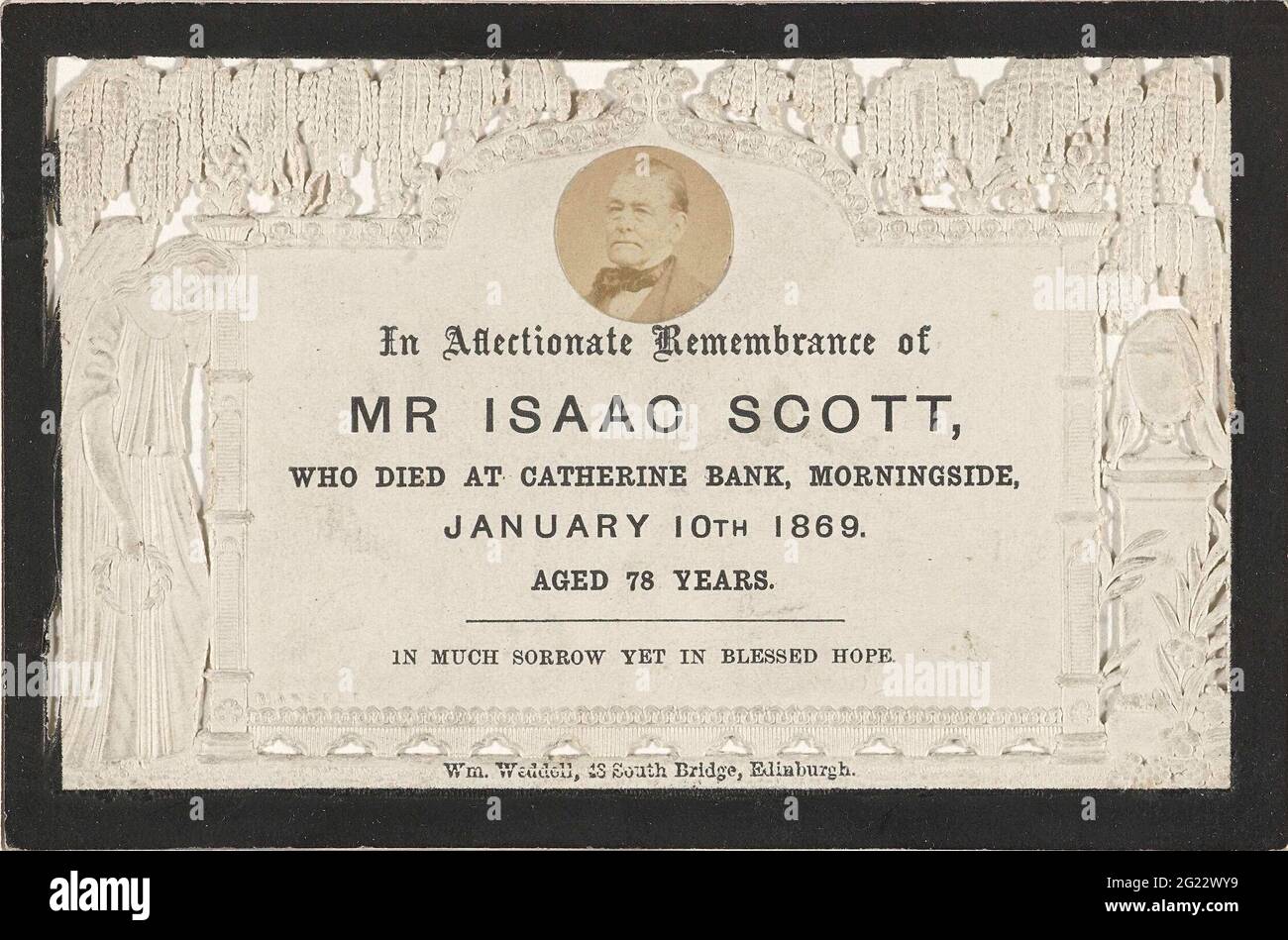 Portrait of Isaac Scott on prayer Stock Photo - Alamy