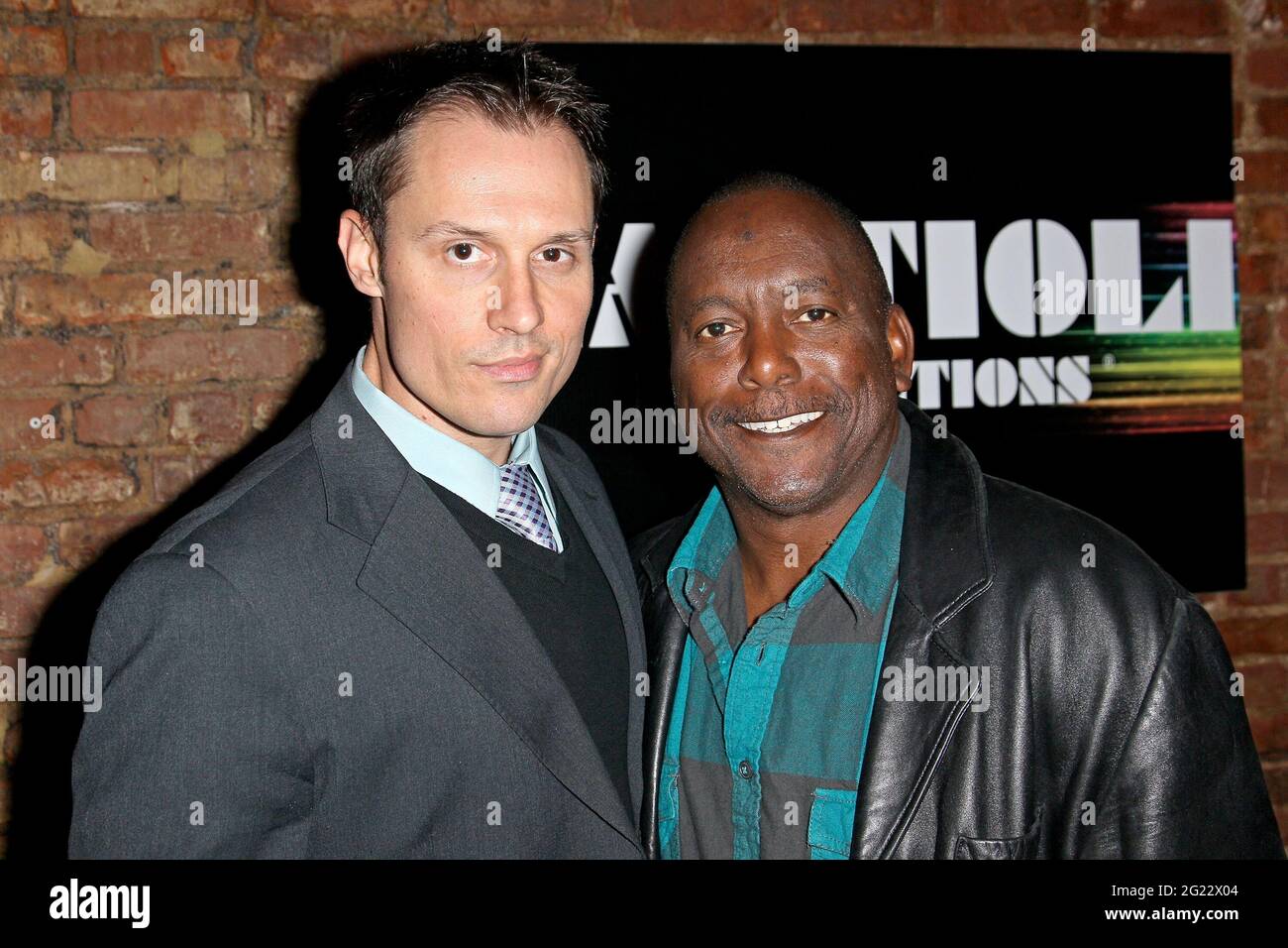 New York, NY, USA. 7 April, 2012. Keith Collins, Billy Sample at the ...
