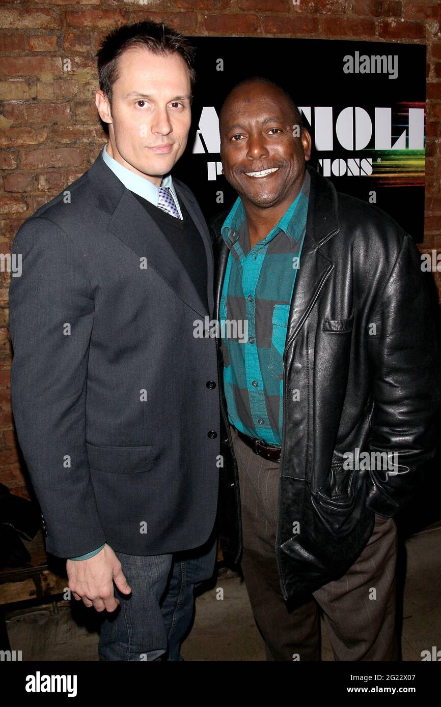 New York, NY, USA. 7 April, 2012. Keith Collins, Billy Sample at the ...