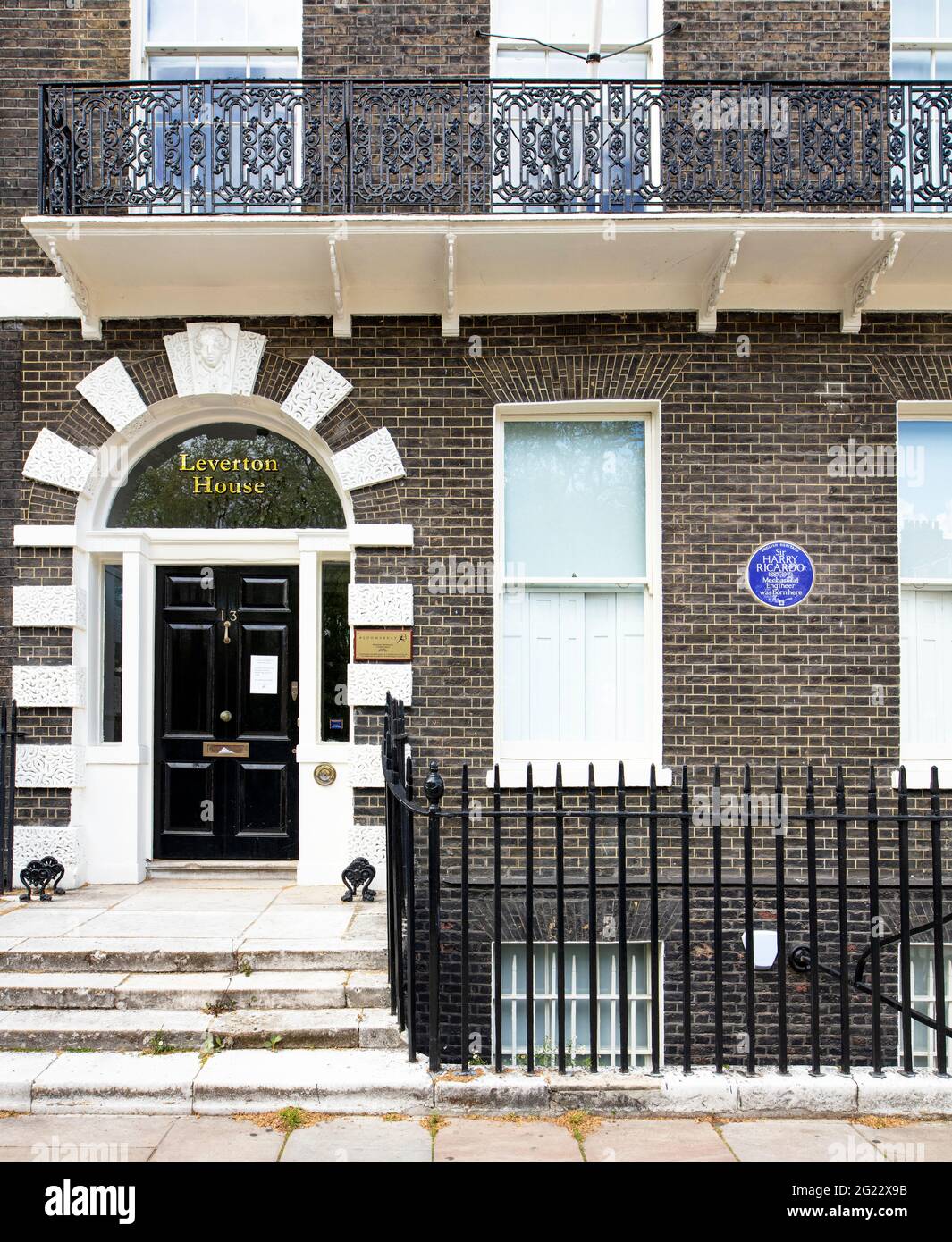 English Heritage Blue Plaque for Sir Harry Ricardo, engineer, in ...