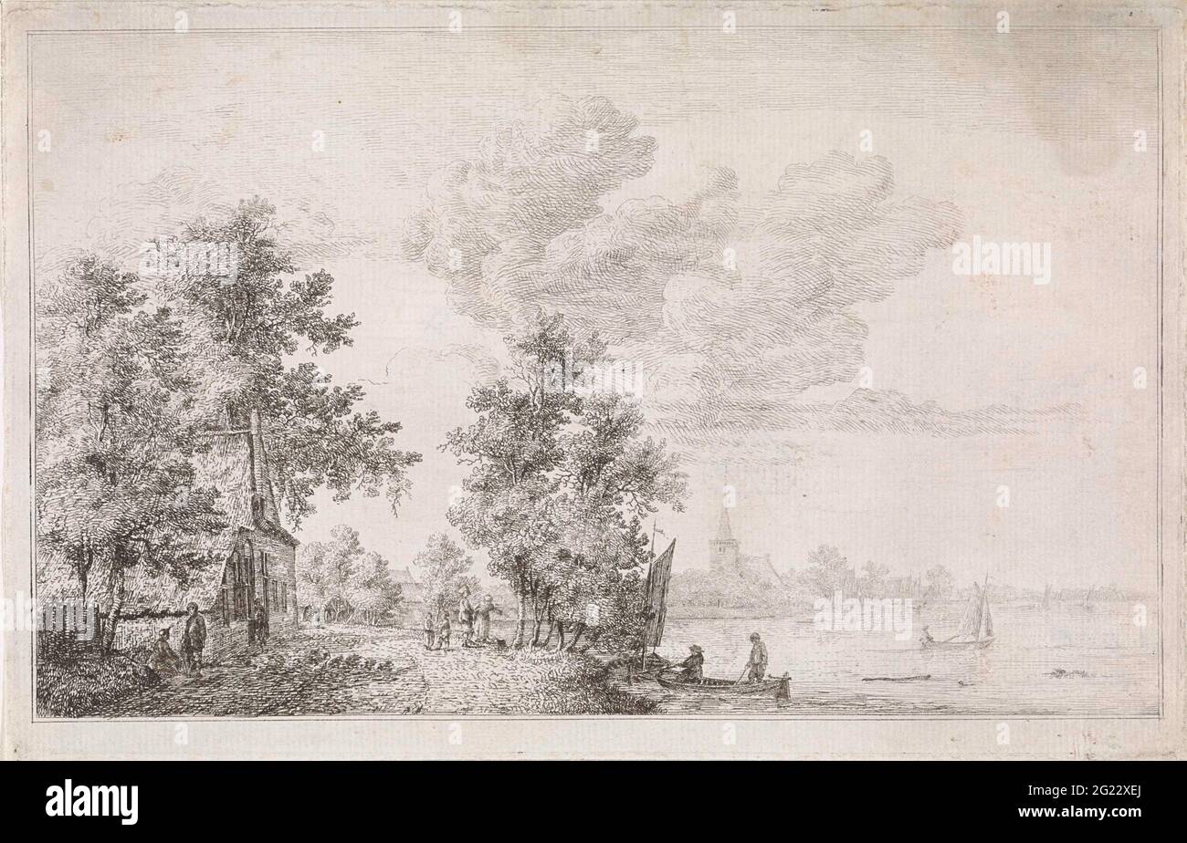 Face on a leakage church. View of a leakage church with a roadside road ...