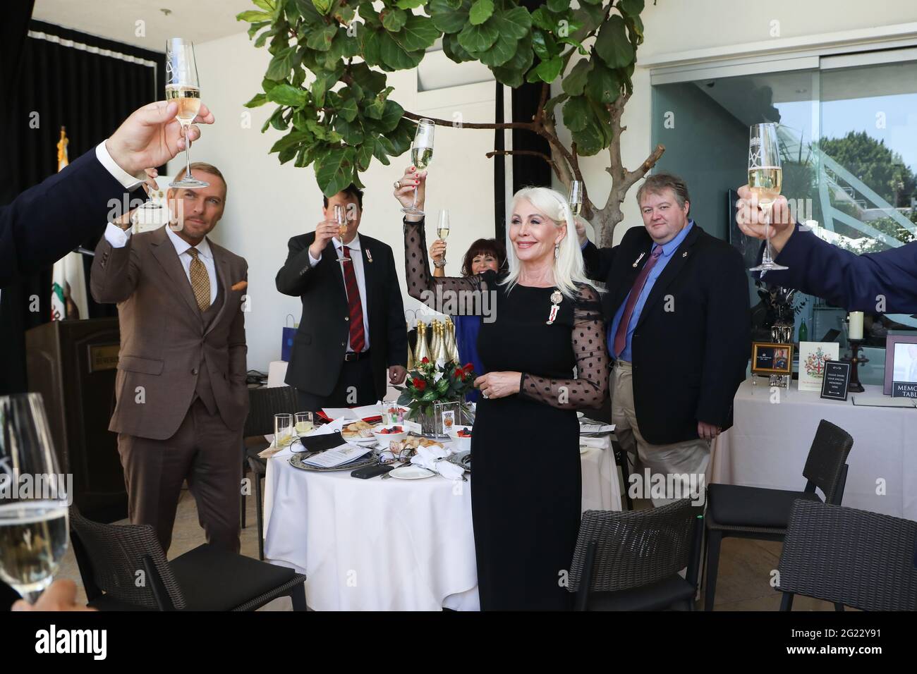 Beverly Hills, California, USA. 6th June, 2021. Matt Goss, Sandro ...