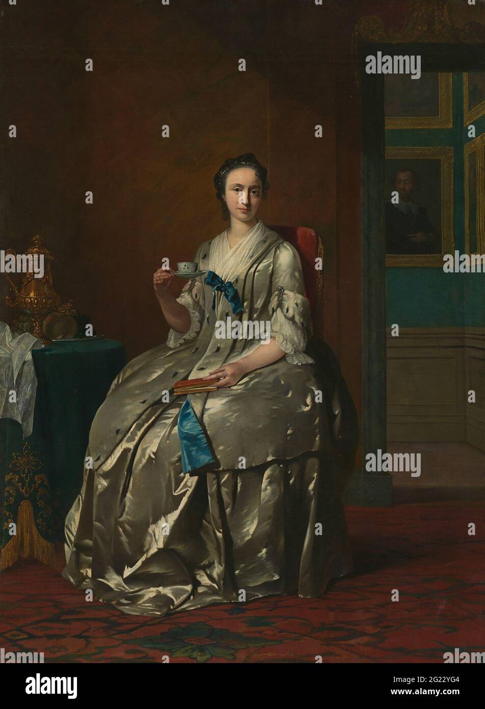 Portrait of Machteld Muilman. Jan Pranger married his second wife ...