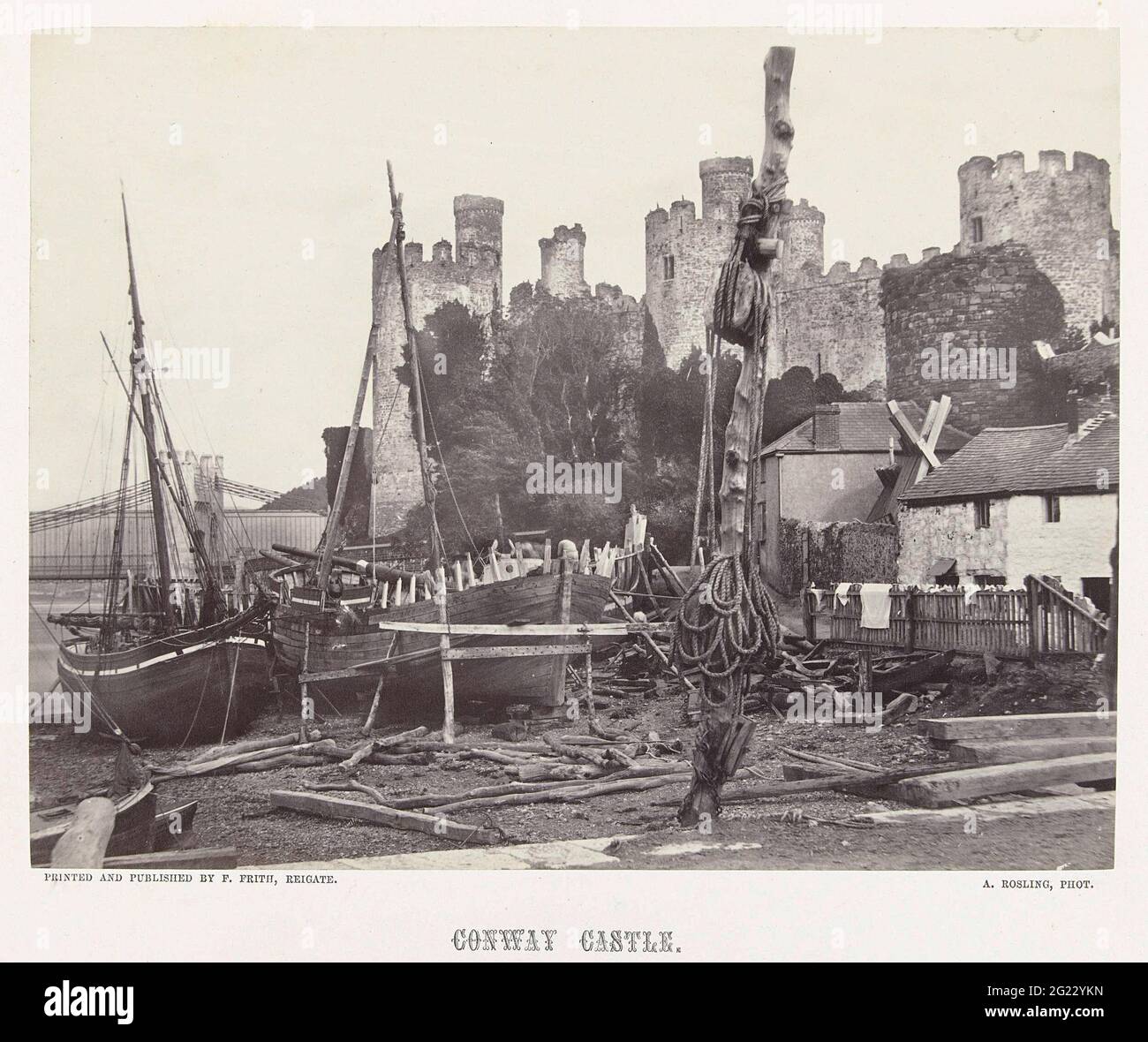 Foreground conway castle hi-res stock photography and images - Alamy