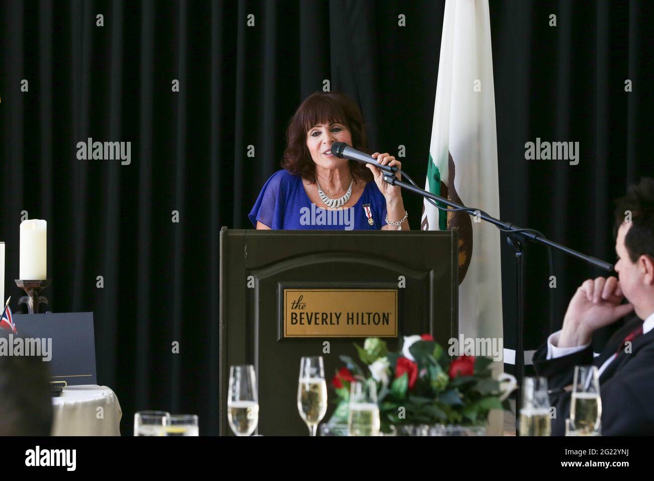 Beverly Hills, California, USA. 6th June, 2021. Laura Angelini gives ...