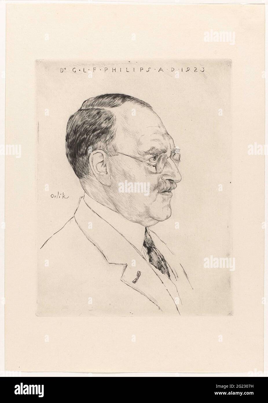 Portrait of Gerard Philips Stock Photo - Alamy