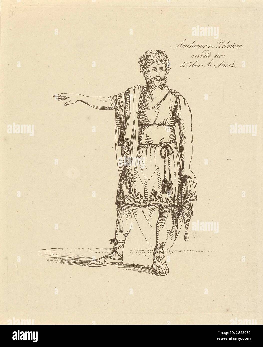 Andreas pike in the role of Antenor; Antenor in Zelmiere (...); Actors ...