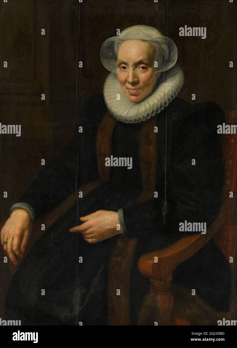 Portrait of Maria van Utrecht (c. 1552 / 53-1629); Portrait of Maria ...