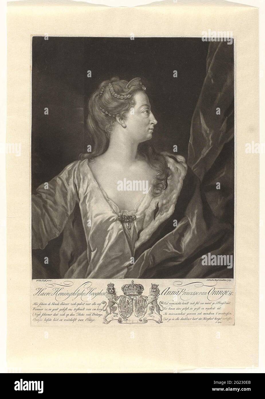 Her royal highness Anna Princesse from Orange & C .. Portrait of Anna ...