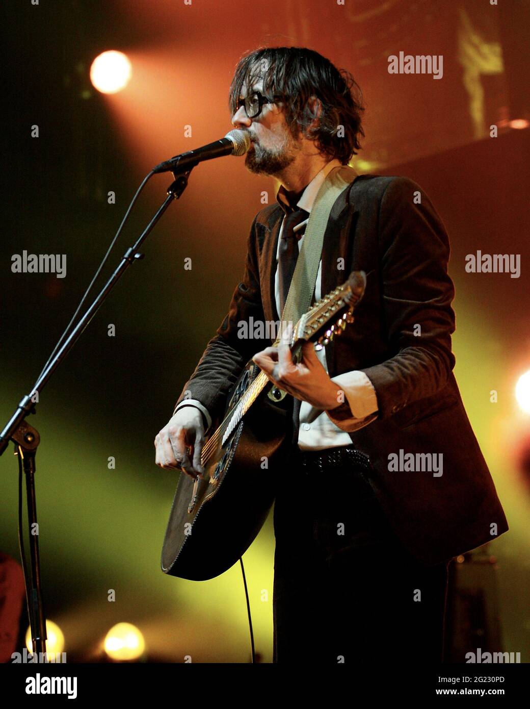 New York, NY, USA. 11 April, 2012. Jarvis Cocker (vocals, guitar) of ...
