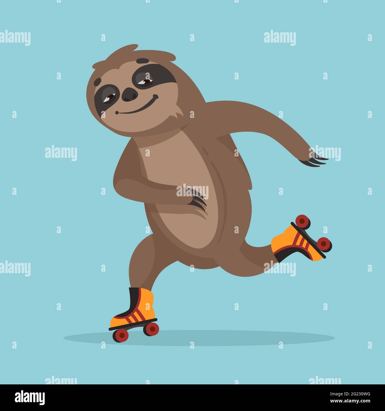 Lazy animal funny Stock Vector Images - Alamy