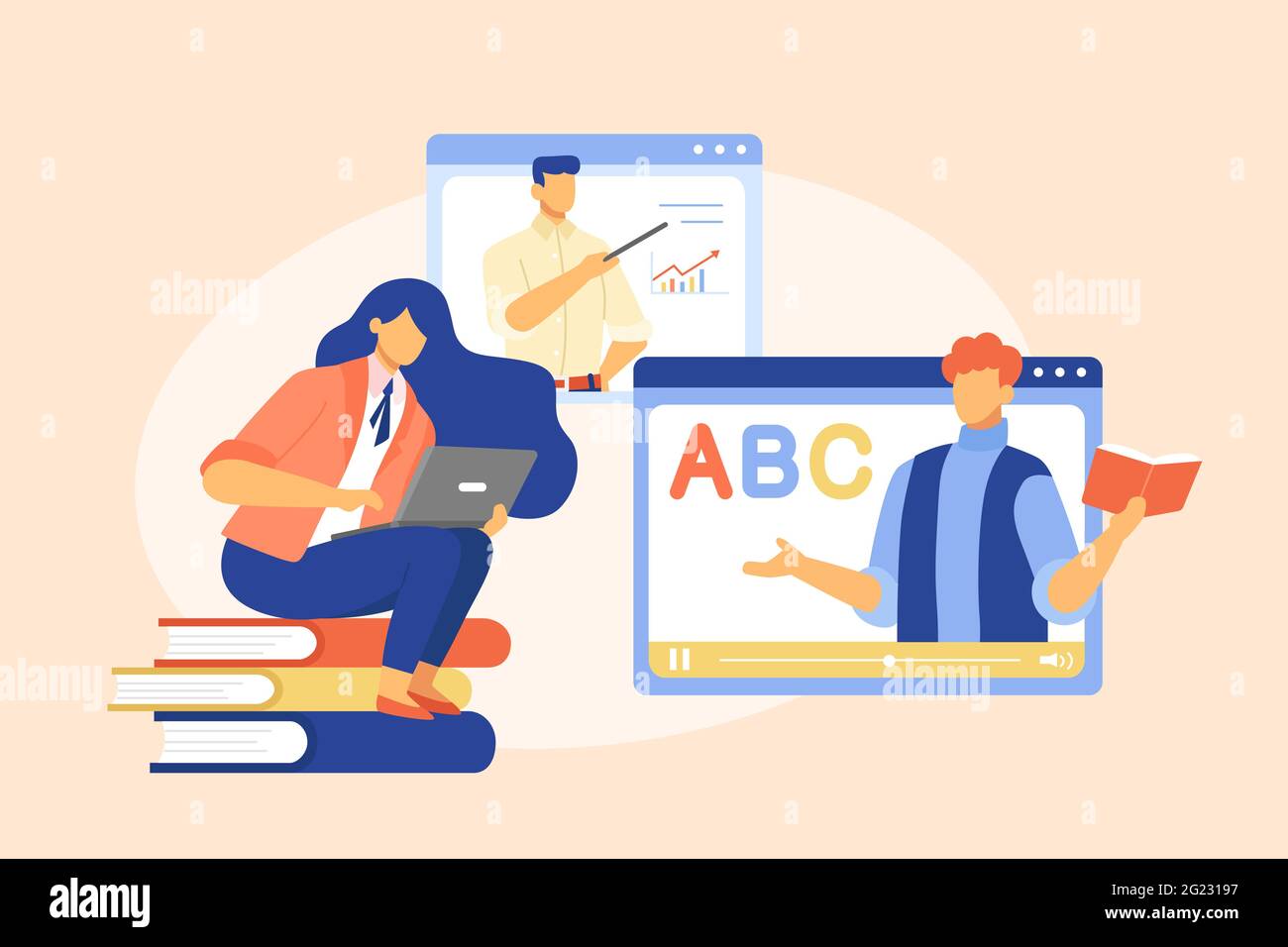 Academic windows Stock Vector Images - Alamy