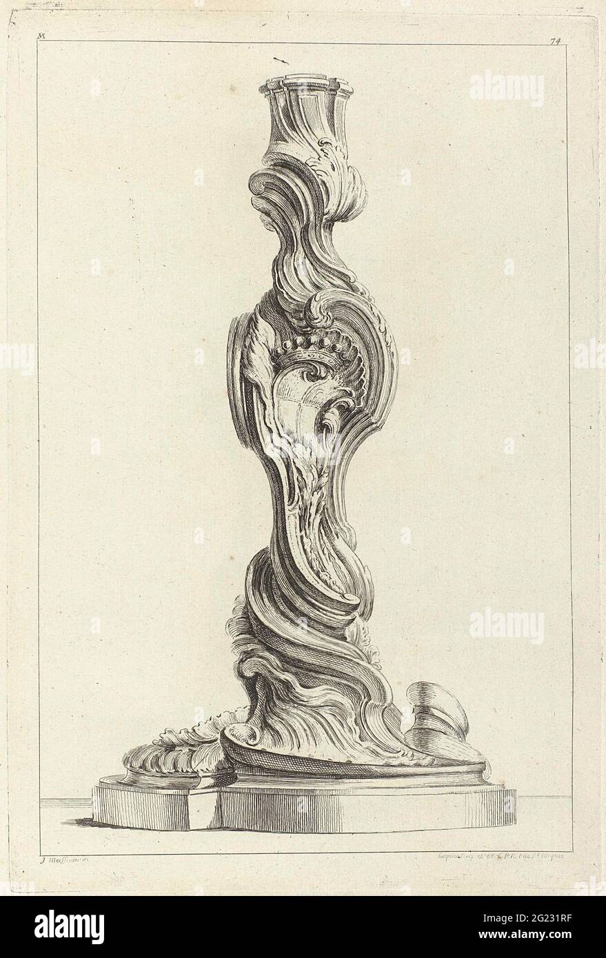 Twelfth book of the work of J.A. Meissonnier: Models d'Orfèvrere ...