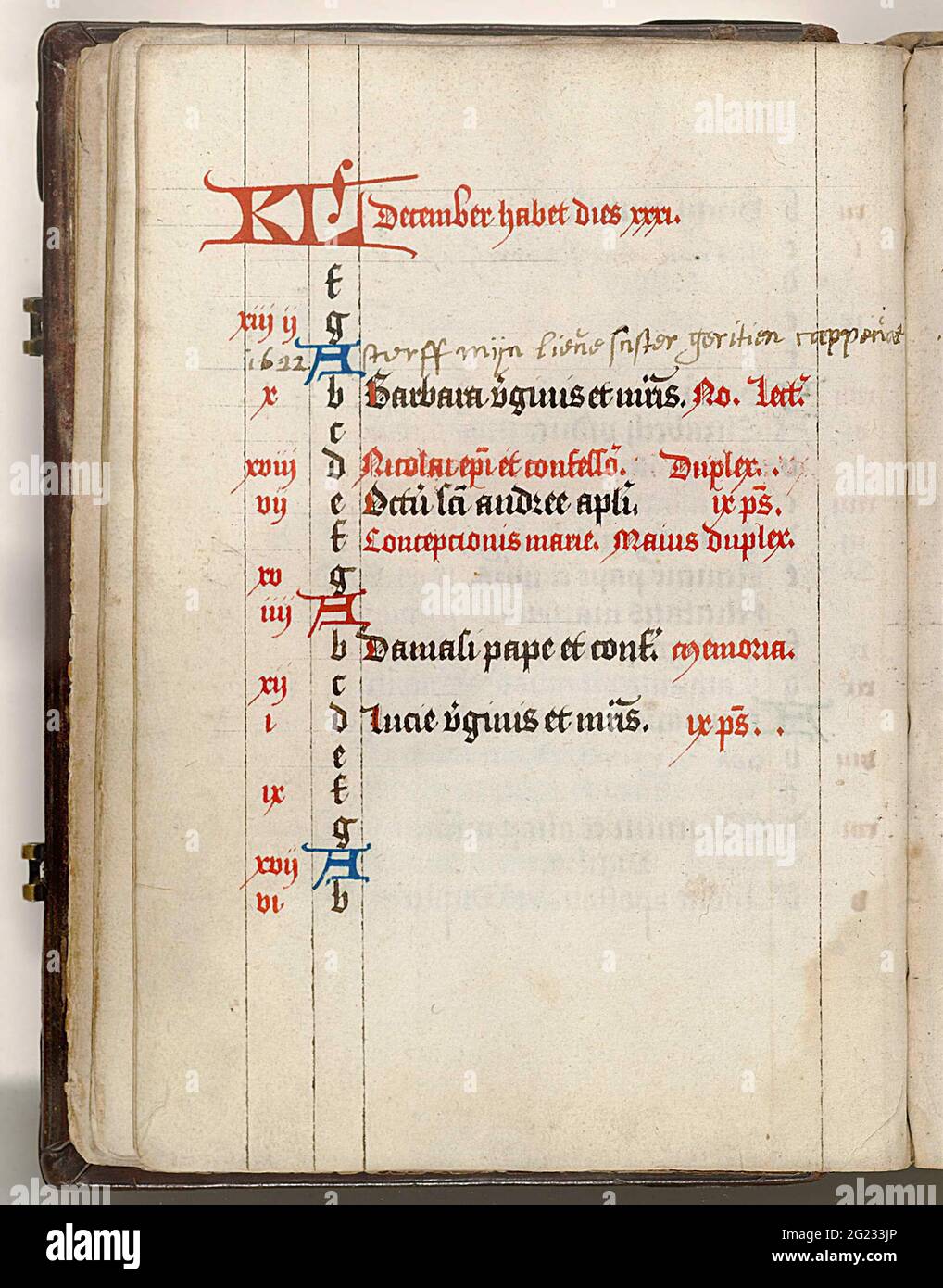 Psalter and brevier (sections) in Latin Stock Photo - Alamy