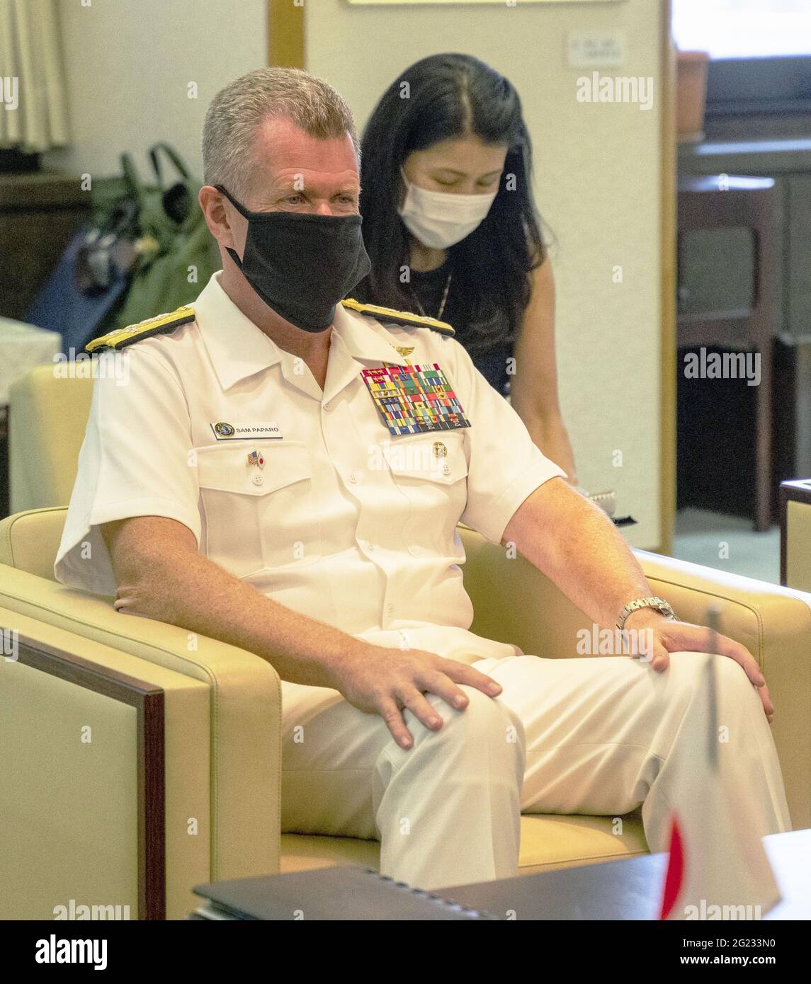 Adm. Samuel Paparo, commander of U.S. Pacific Fleet, is pictured during ...