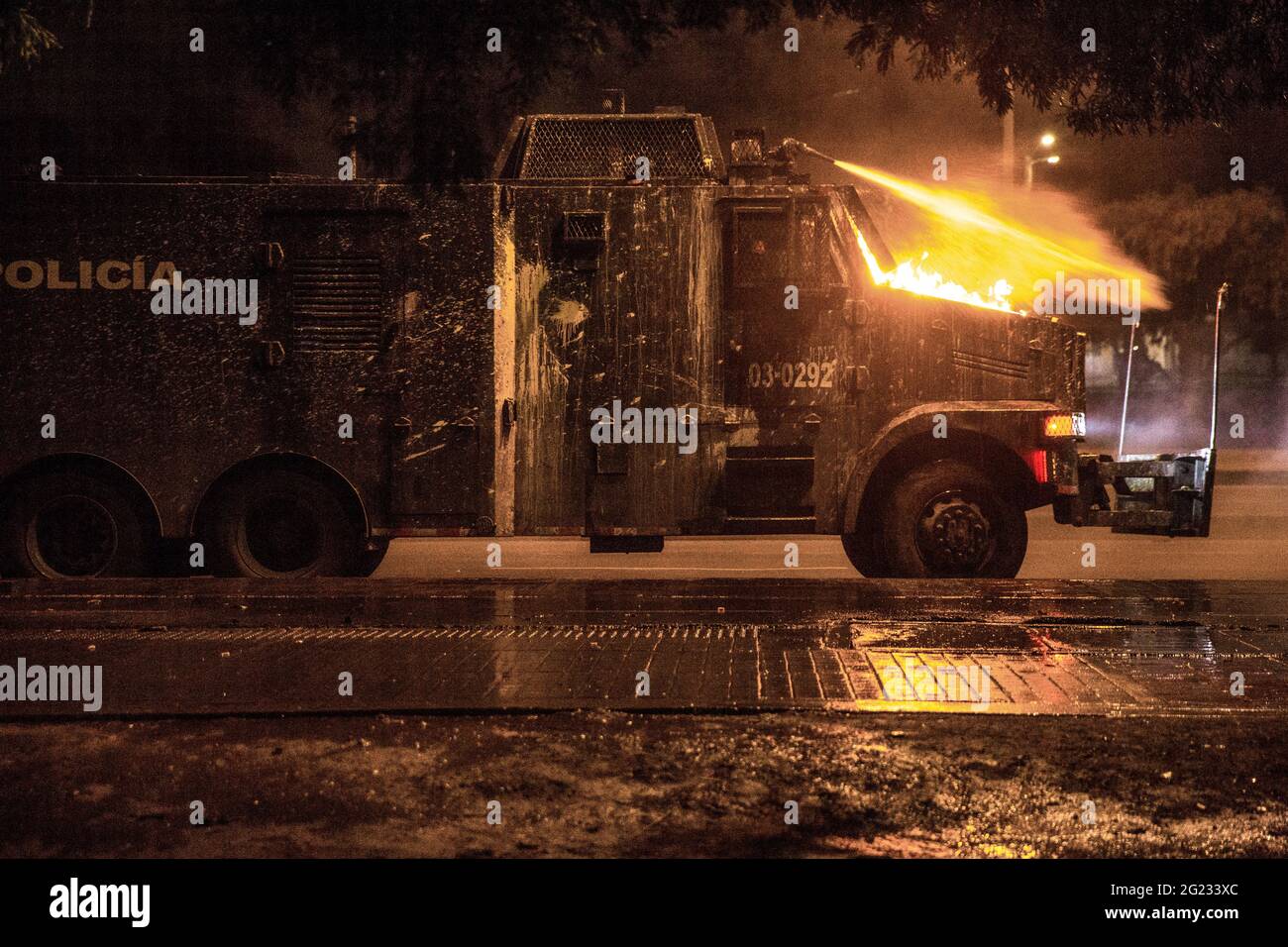 Riot water tank hi-res stock photography and images - Alamy