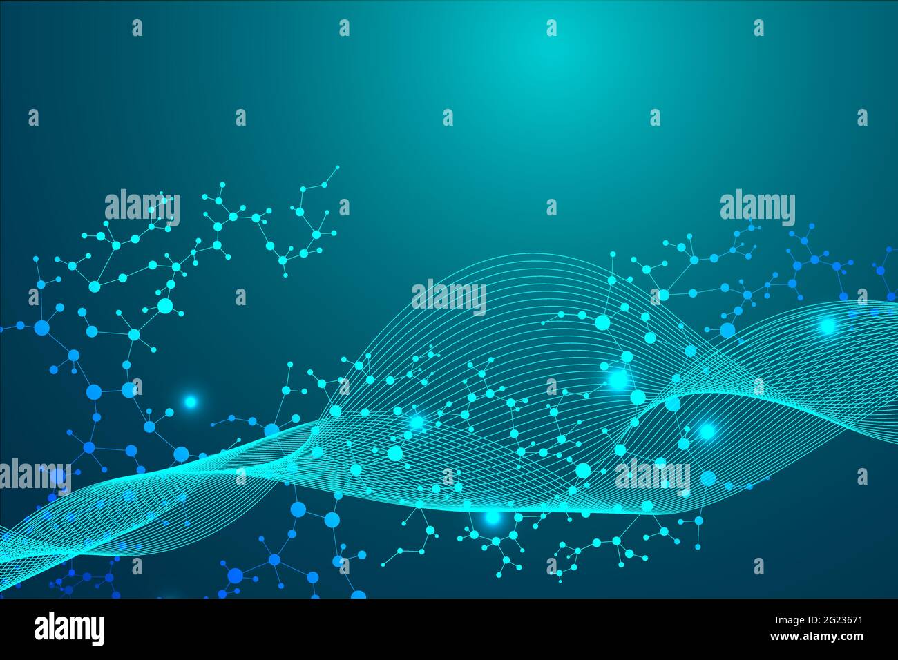 Big Data Visualization Background. Modern futuristic virtual abstract ...