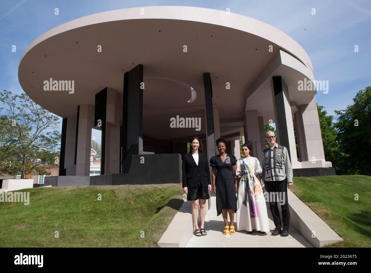 London, UK, 8 June 2021: The new Serpentine summer pavillion, designed ...