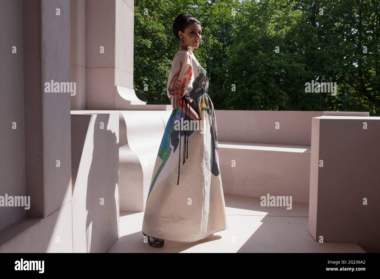 London, UK, 8 June 2021: The new Serpentine summer pavillion, designed ...