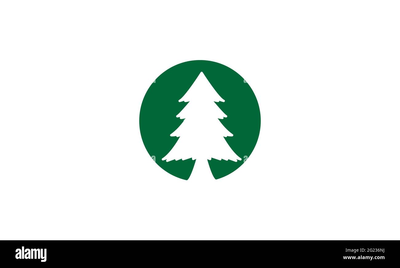 Oak tree with negative space Stock Vector Images - Alamy