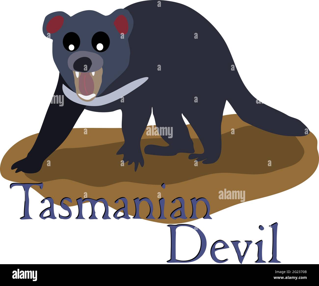 Image of the Tasmanian Devil Stock Photo - Alamy