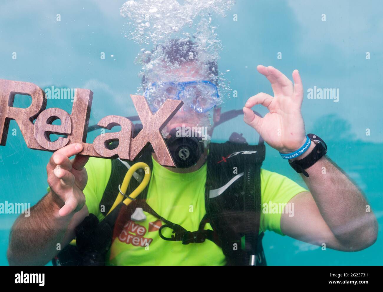 Roberts Cove, Cork, Ireland. 07th June, 2021. Diver Dave Quinlan of the ...