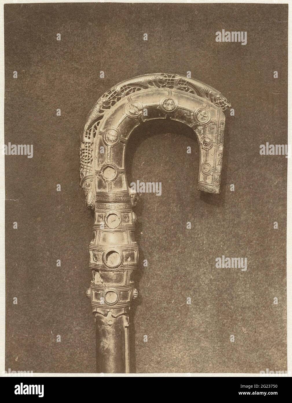 Handle from a Celtic staff Stock Photo - Alamy