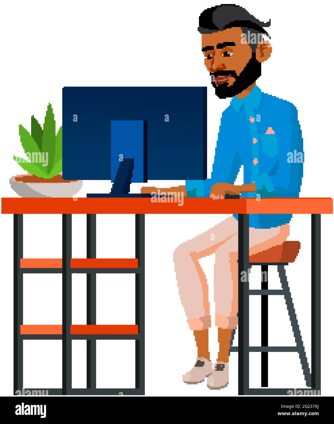 Person candid Stock Vector Images - Alamy