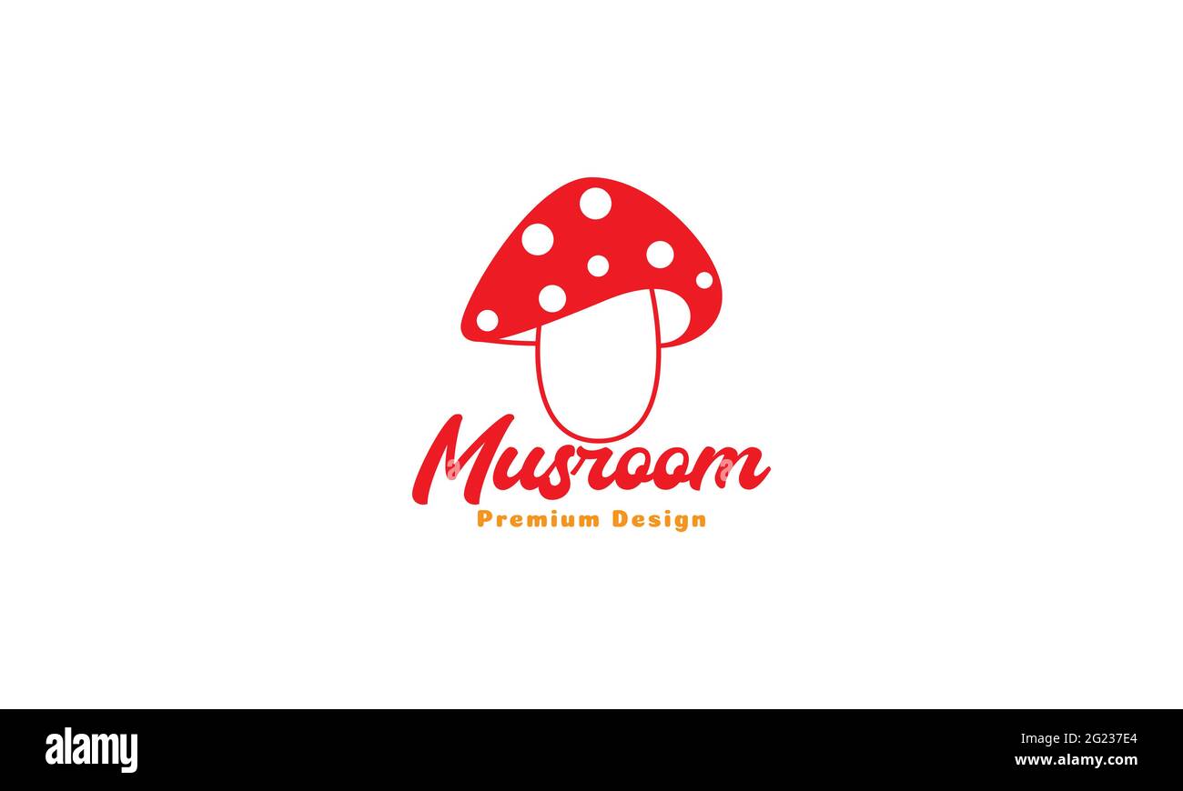 Mushroom logo hi-res stock photography and images - Alamy