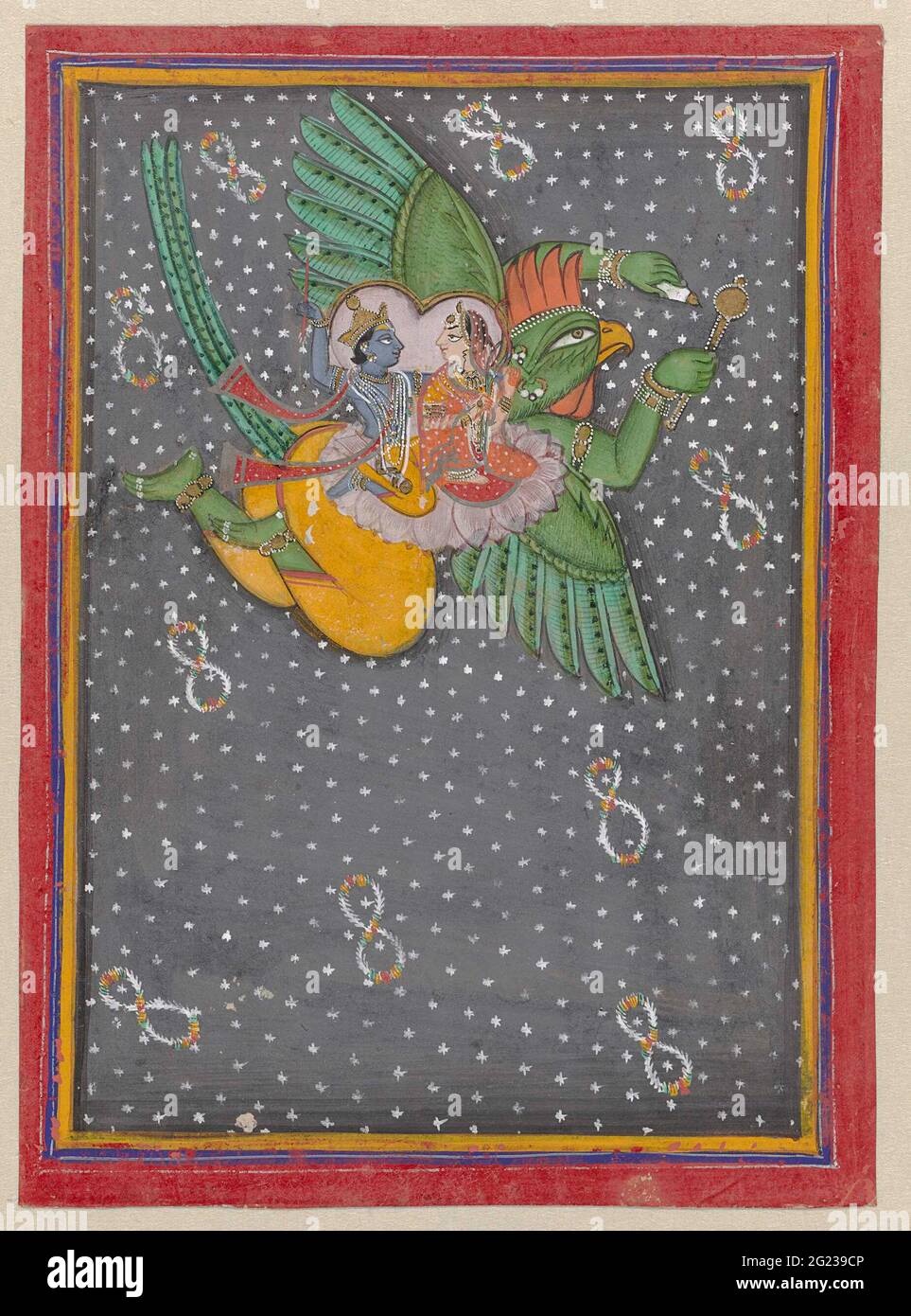 Vishnu lakshmi garuda hi-res stock photography and images - Alamy