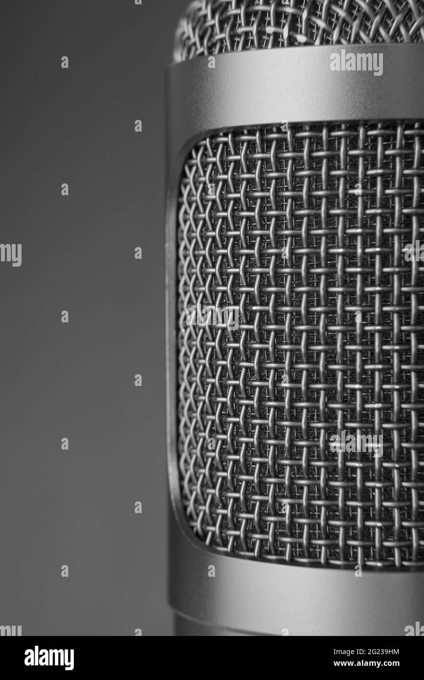 Microphone texture hi-res stock photography and images - Alamy