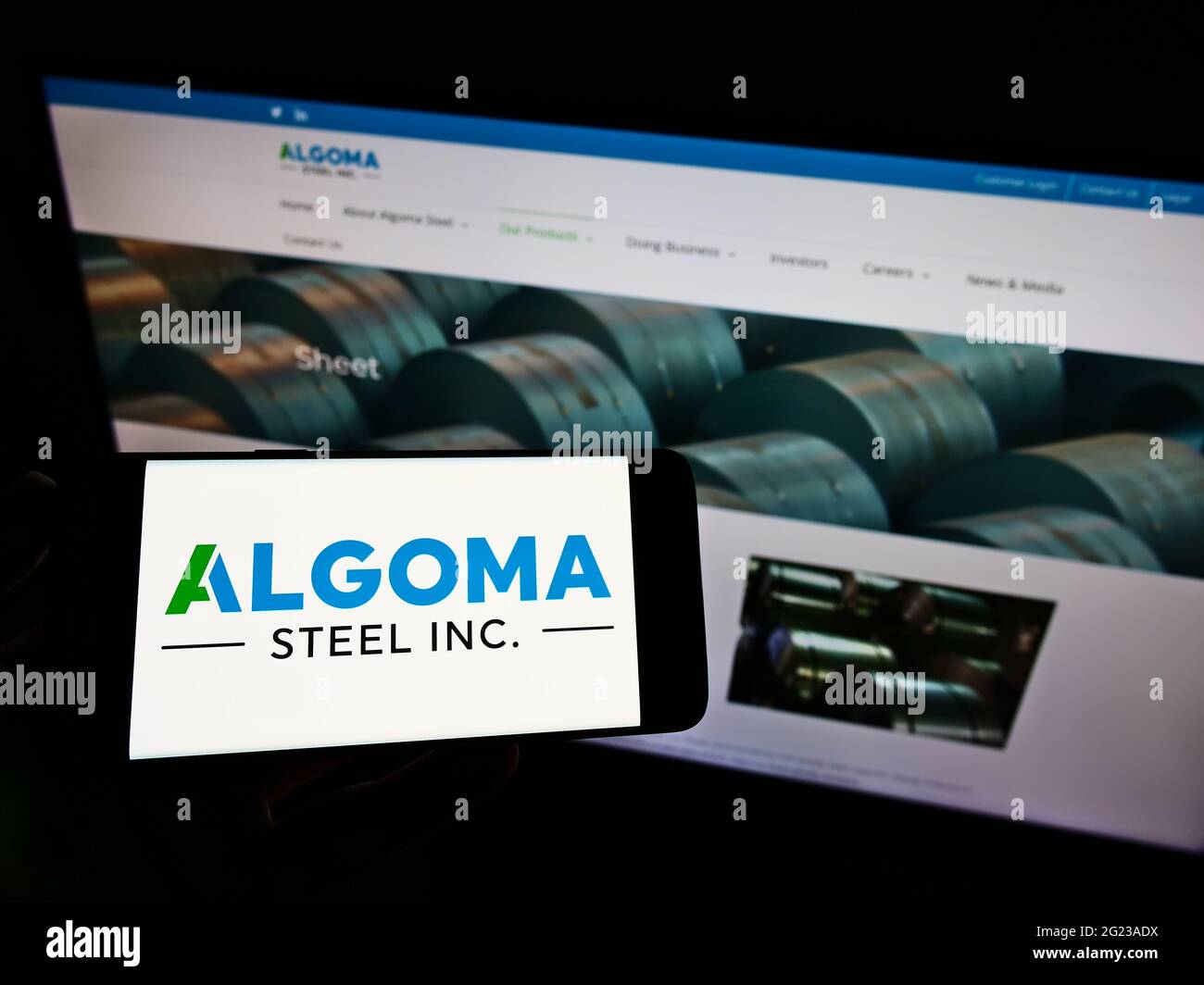 Algoma logo hi-res stock photography and images - Alamy