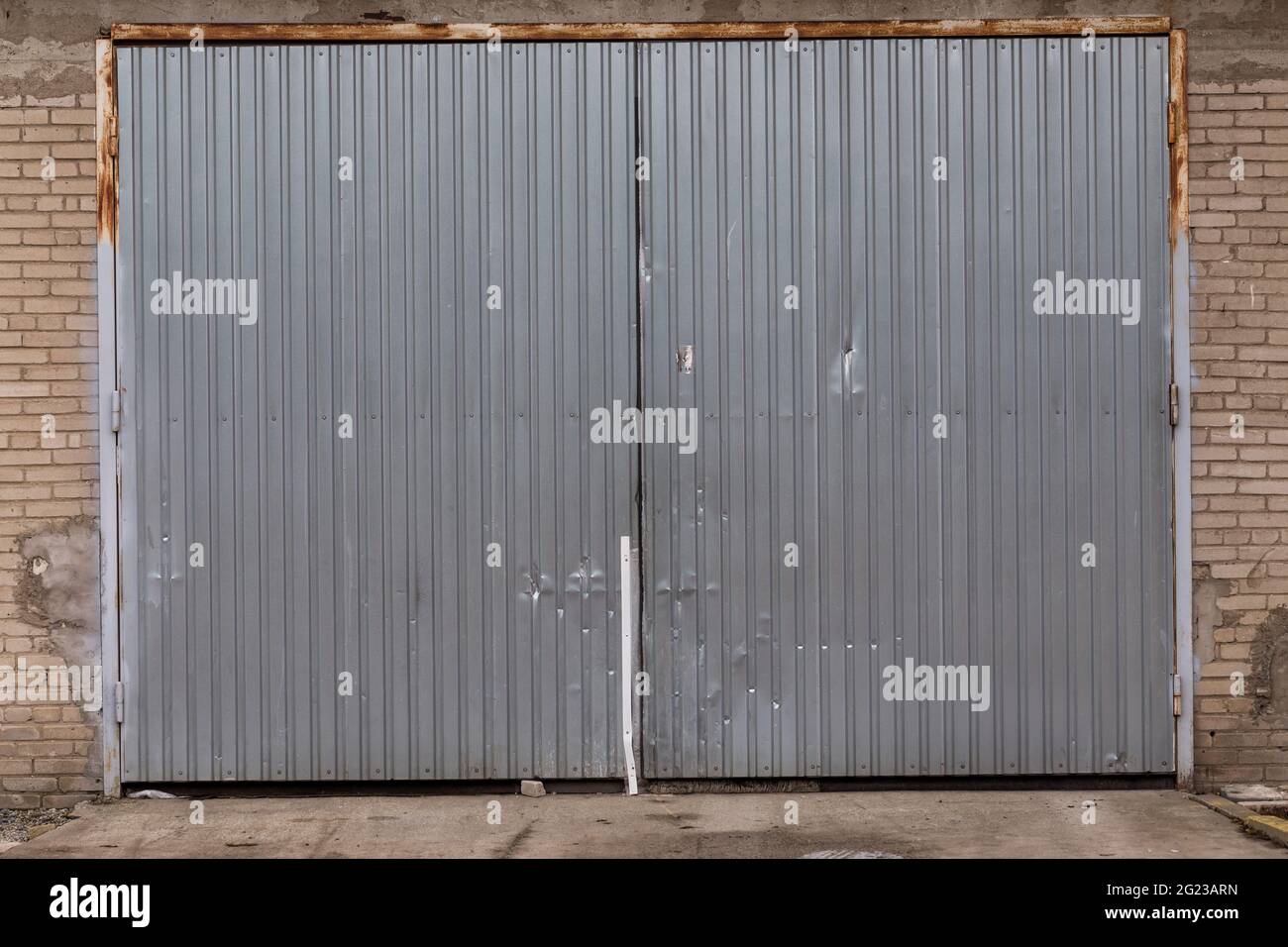 Metal Garage Door Texture