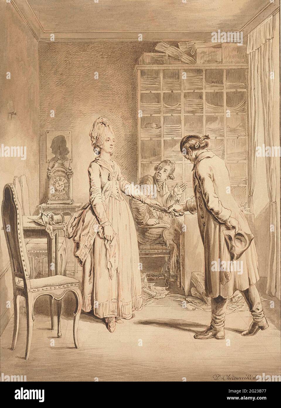 Lotte hands pistols to Werthers employee. Lotte hands over to Werthers ...