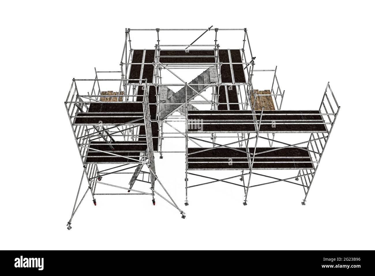 Scaffolding safety equipment on Cut Out Stock Images & Pictures - Alamy