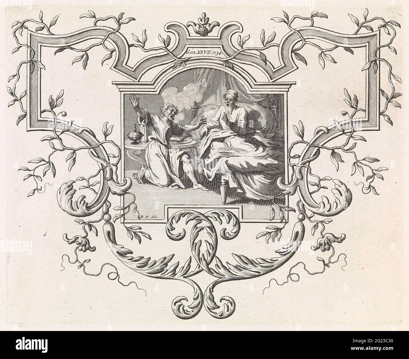 Esau at his father Isaac and the hunted attributes of Esau. Two ...