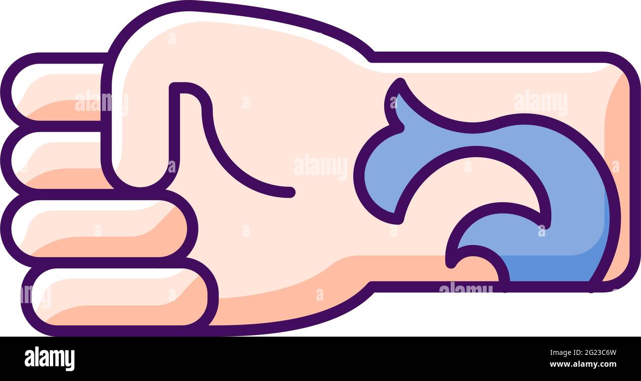 Female body tattoo Cut Out Stock Images & Pictures - Alamy