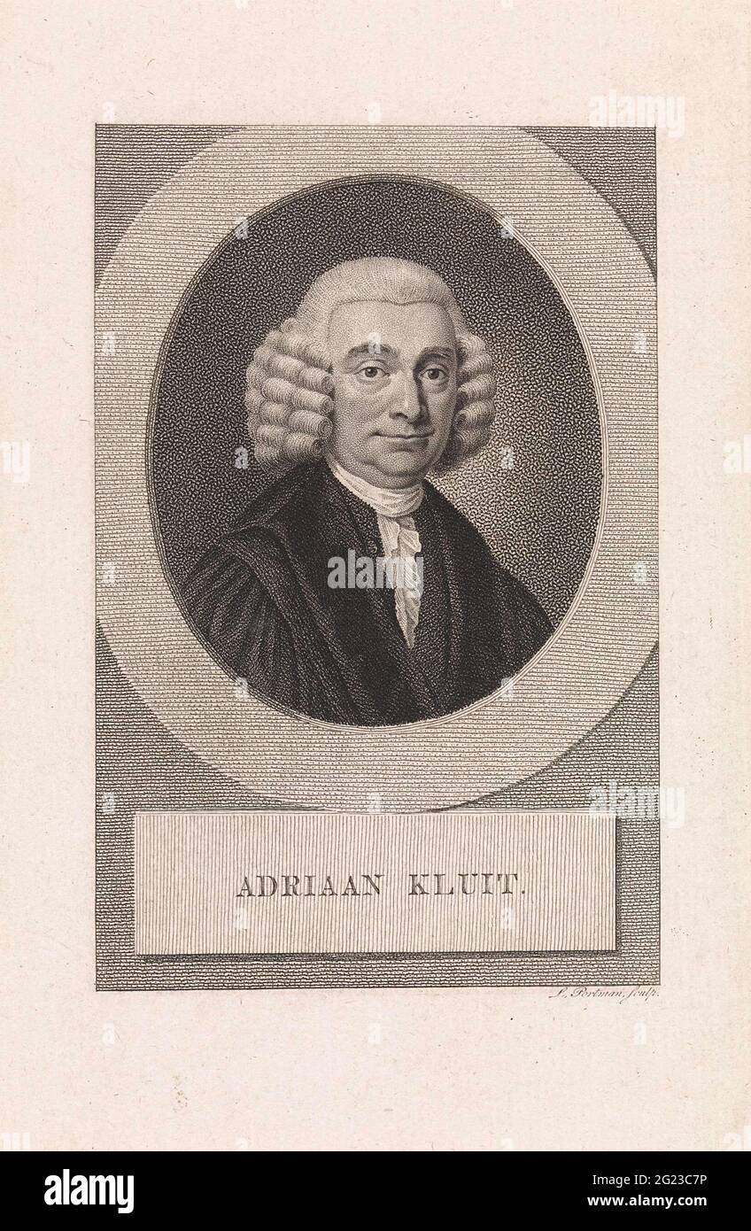 Portrait of Professor Adriaan Kluit Stock Photo - Alamy