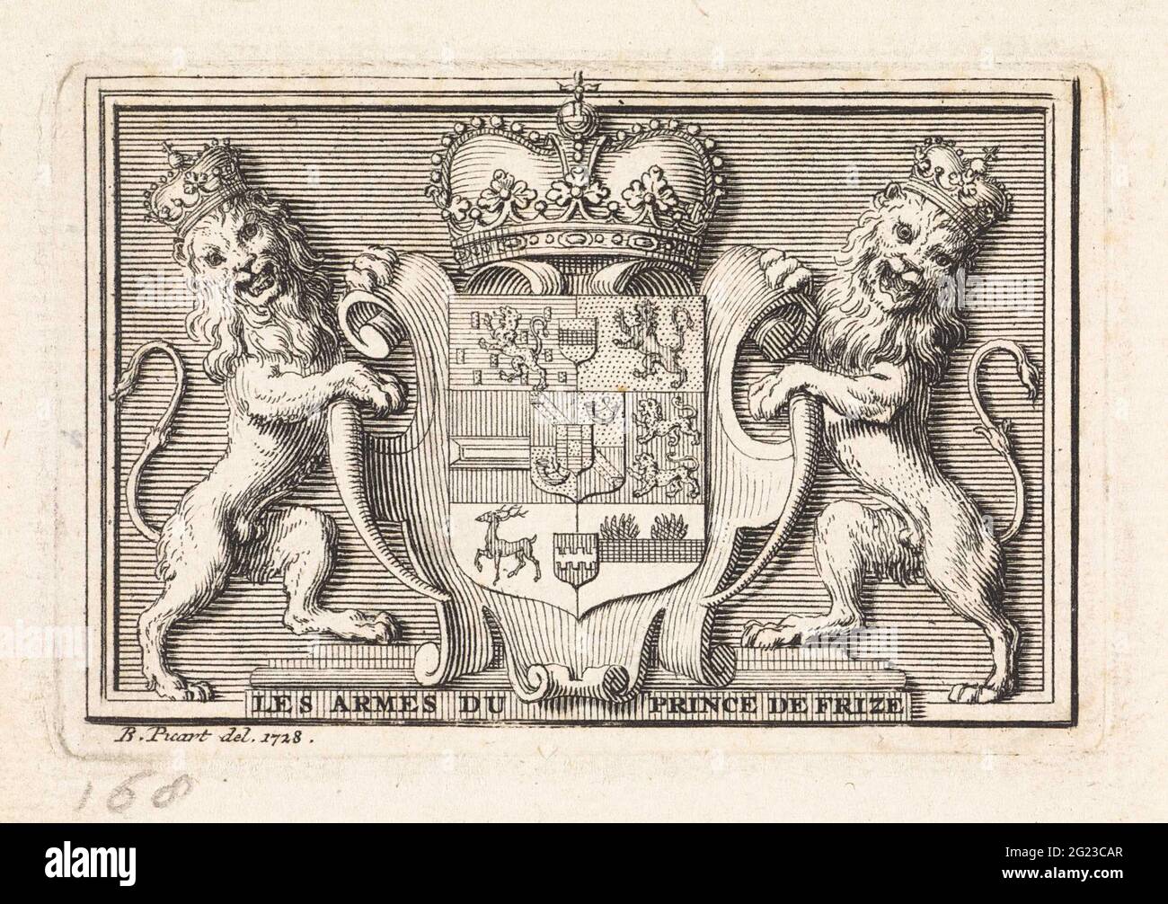 Coat of arms of Prince Johan Willem Friso from Oranje-Nassau. Johan ...