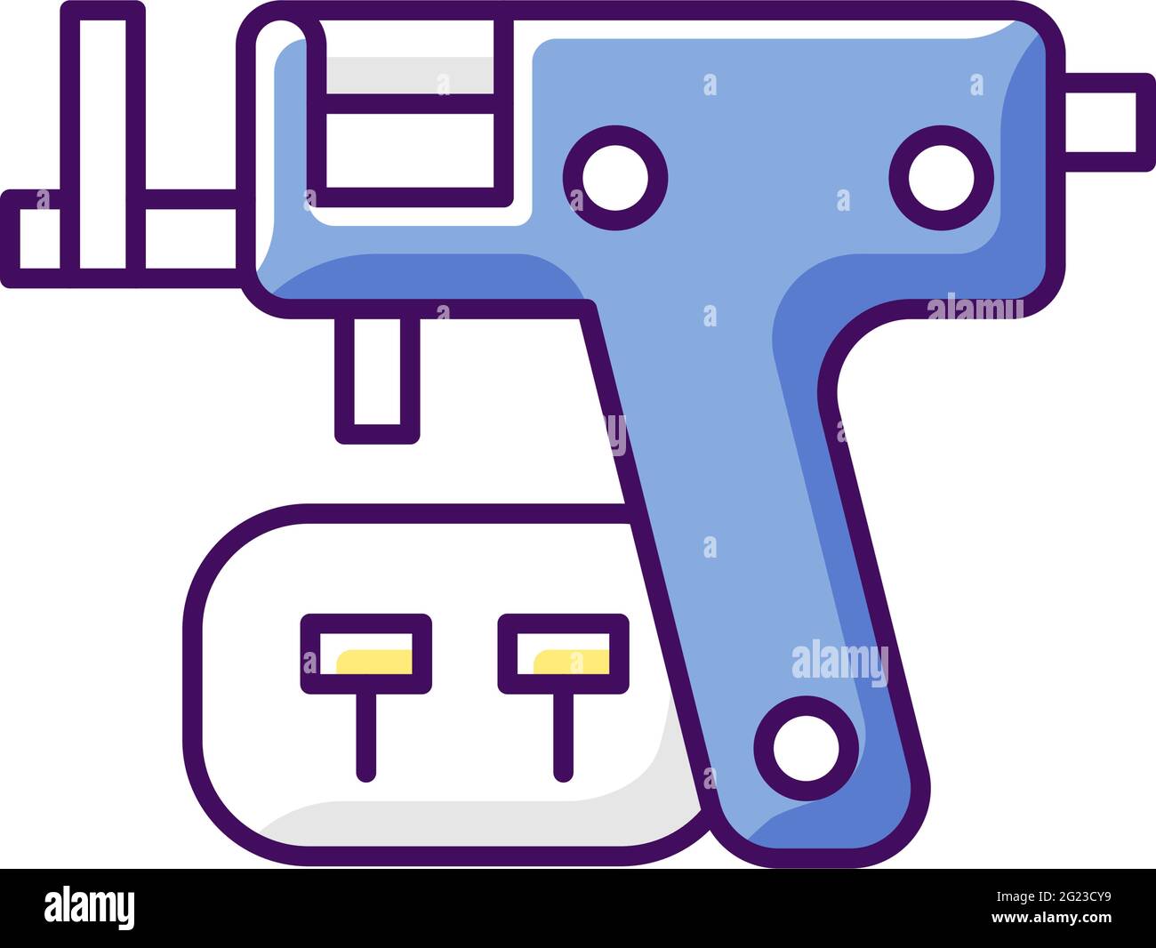 Steel ear piercing icon Stock Vector Images - Alamy
