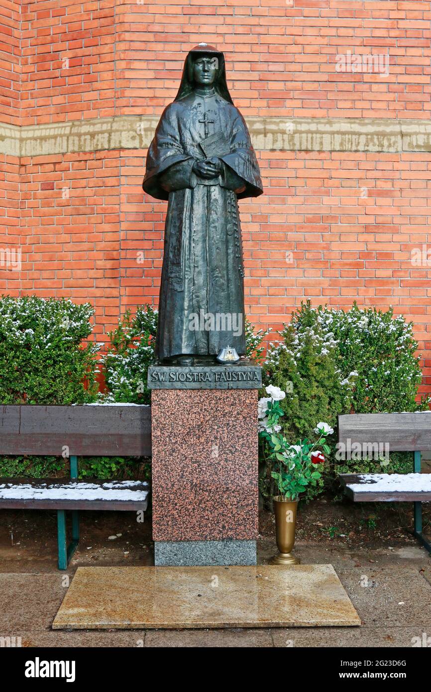 Monument in The Divine Mercy Sanctuary, Roman Catholic basilica ...