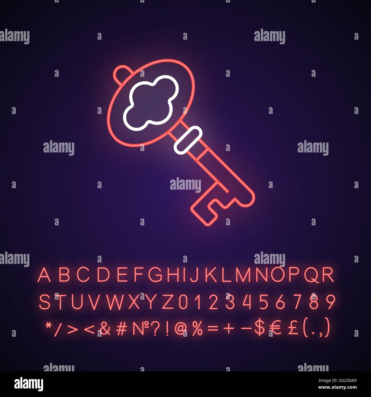 Lock symbol illuminated red hi-res stock photography and images - Alamy